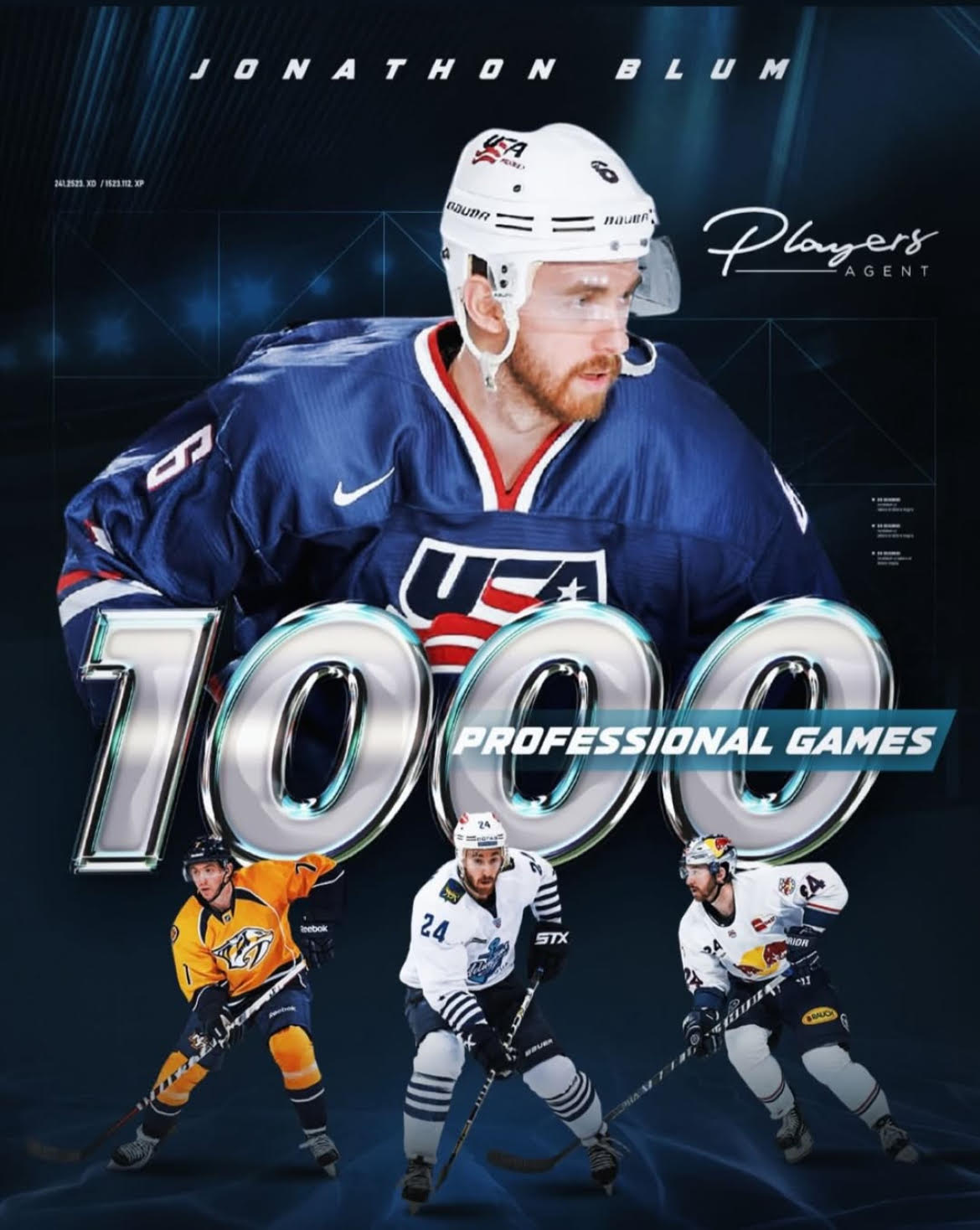 Congrats to client Jonathan Blum on playing his 1000th professional ...